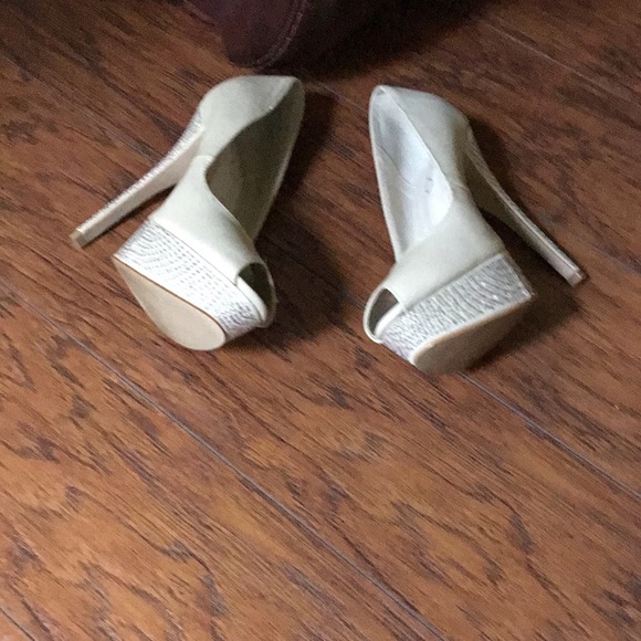 Aldo | Shoes | 85 Aldo Peep Toe Rhinestone Platform Heels | Poshmark